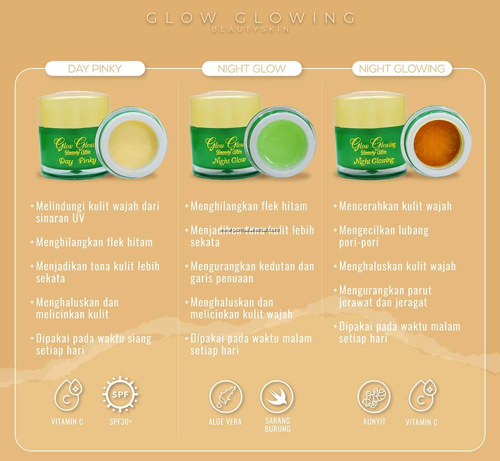 Dara Anggun Glow Glowing Night Glow - Night Cream
