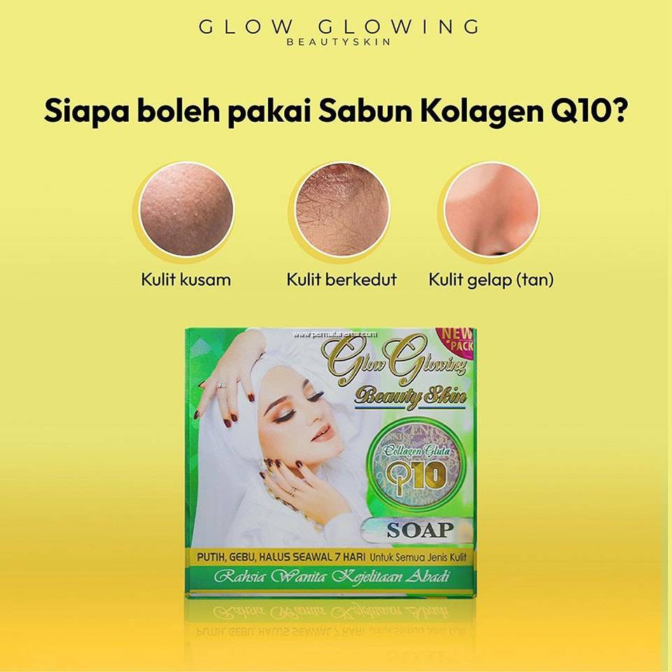 Dara Anggun Glow Glowing Collagen Gluta Q10 Soap