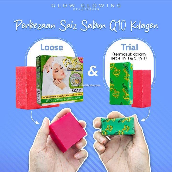 Dara Anggun Glow Glowing Collagen Gluta Q10 Soap