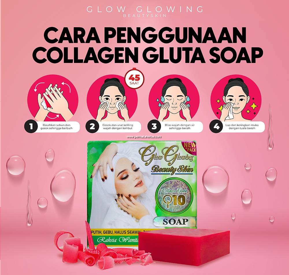 Dara Anggun Glow Glowing Collagen Gluta Q10 Soap