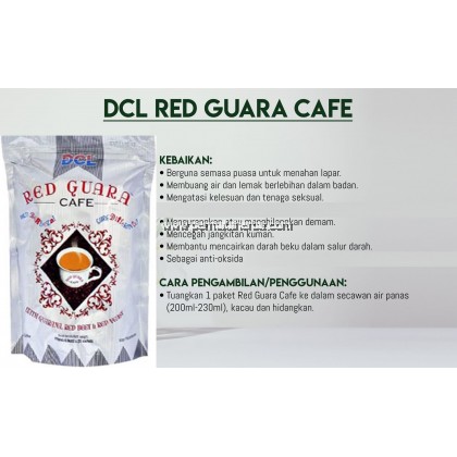 DCL Red Guara Cafe - Kopi Pracampuran Guarana keluaran DCL
