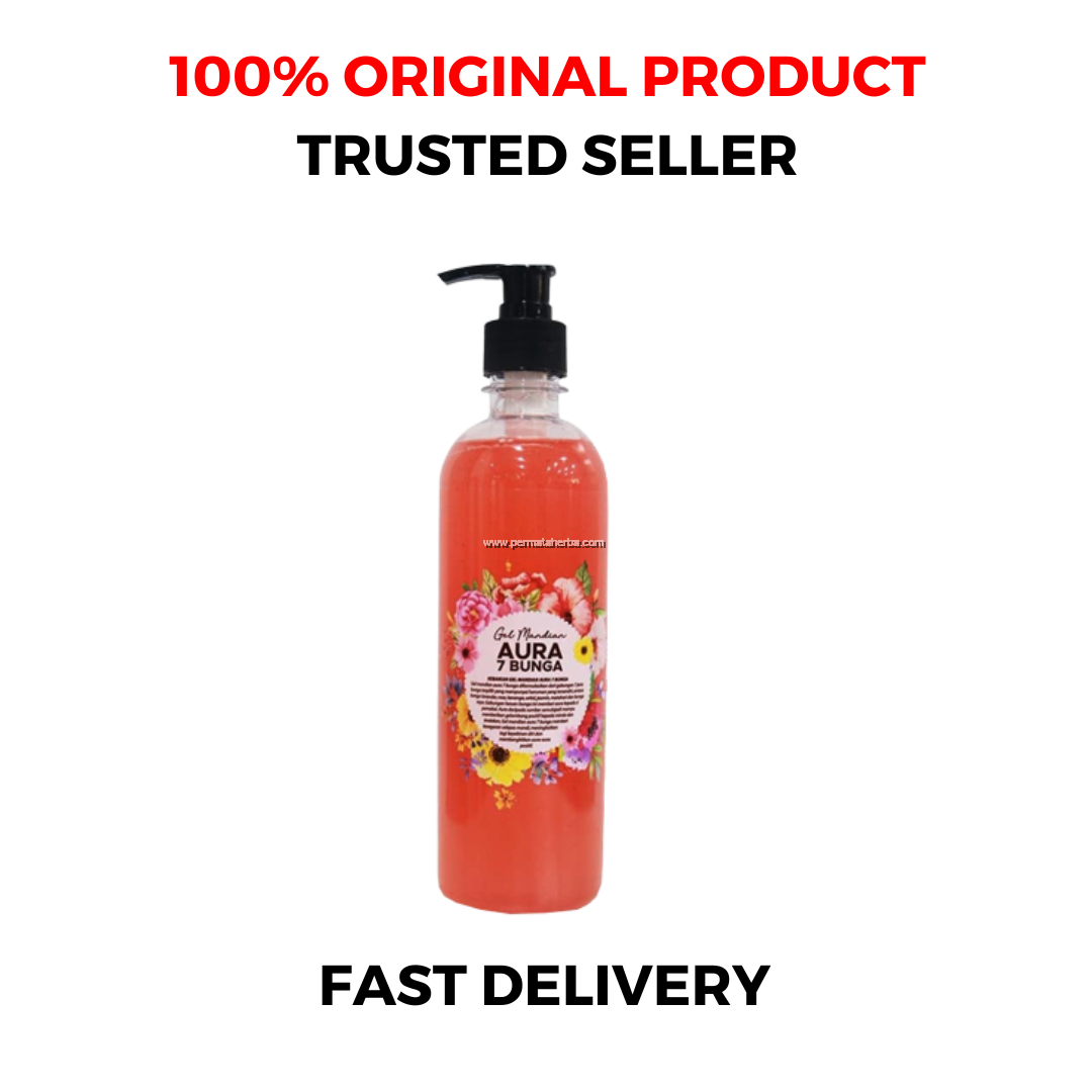 D'Herbs Gel Mandian Aura 7 Bunga | 500ml