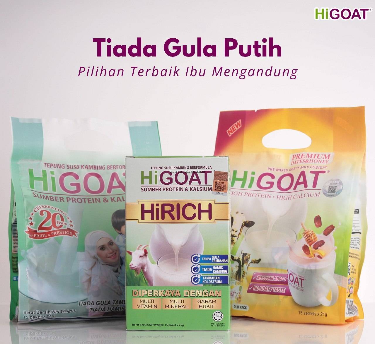 HiGOAT Susu Kambing Original | 15 Sachets