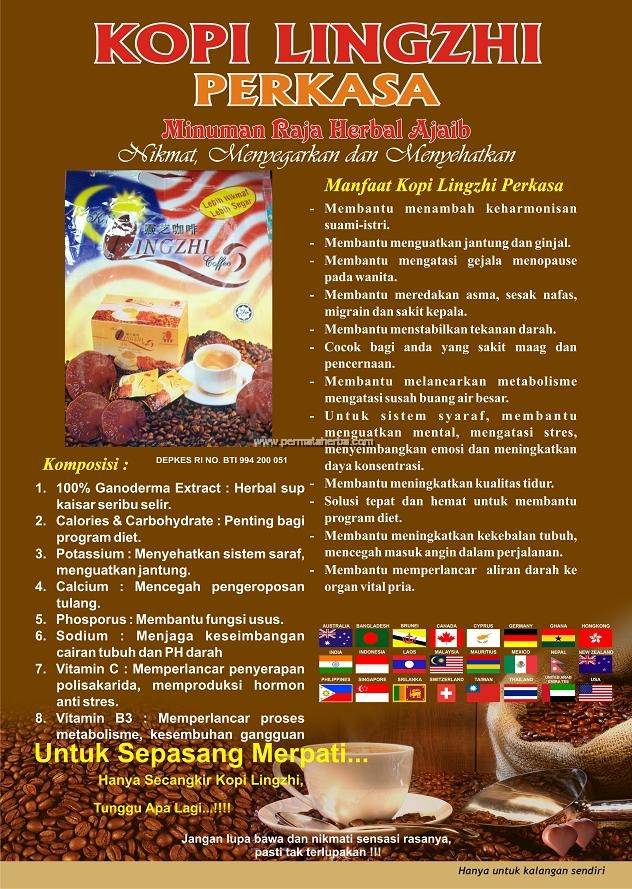 Kopi Lingzhi dxn 3 in 1