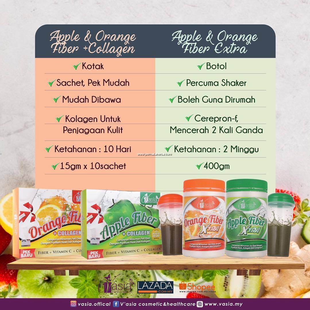 V Asia Orange Fibre Xtra