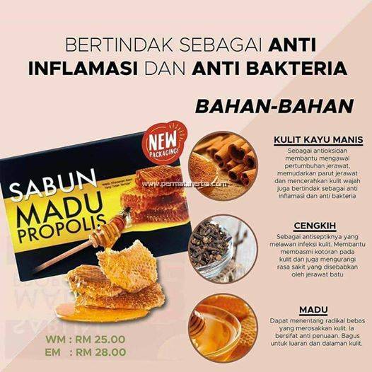 Dherbs Sabun Madu Propolis | New Packaging
