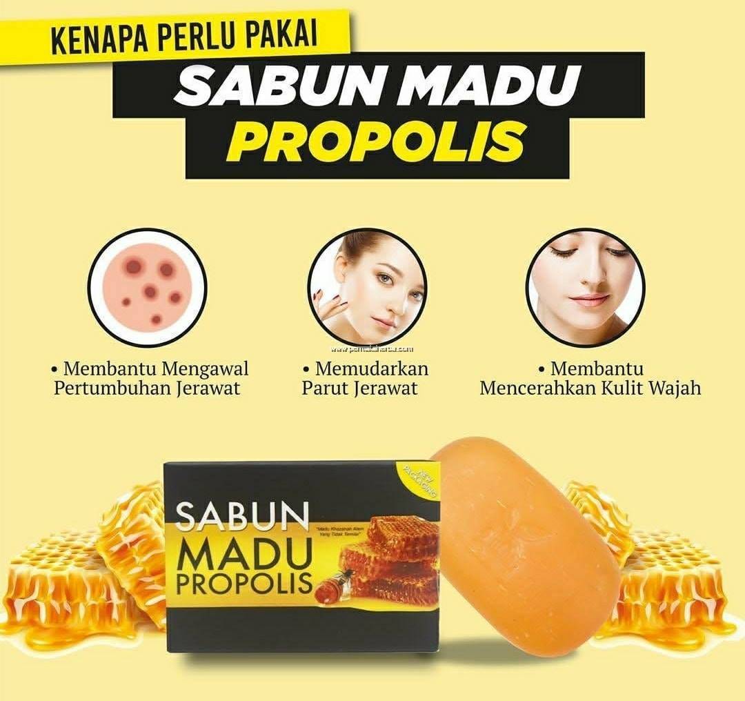 Dherbs Sabun Madu Propolis | New Packaging