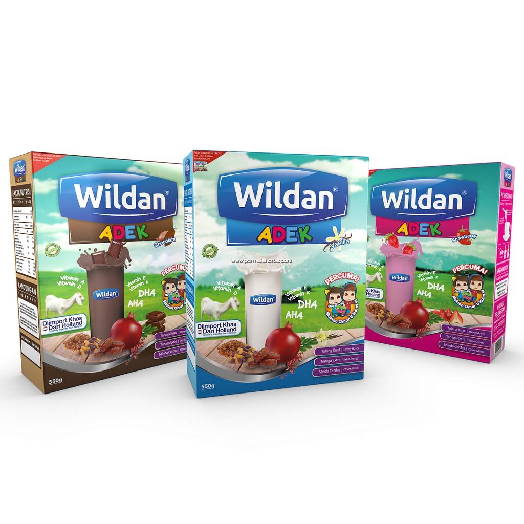 Wildan Susu Kambing ADEK (550g) | Susu untuk Kanak-kanak