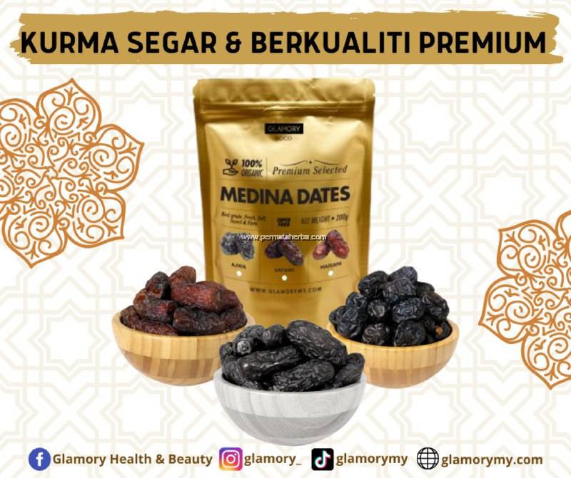 Glamory Kurma Mariami Berkualiti Premium | 200gm
