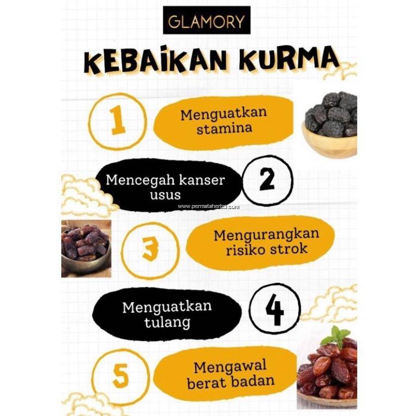 Glamory Kurma Mariami Berkualiti Premium | 200gm
