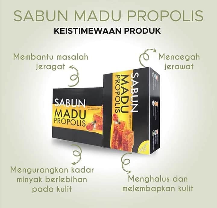Dherbs Sabun Madu Propolis | New Packaging