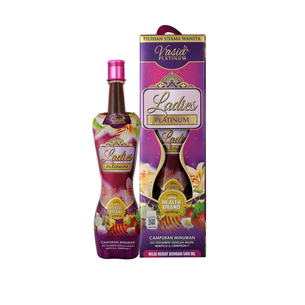 Vasia Ladies Platinum (500ml) | Formulasi Baru