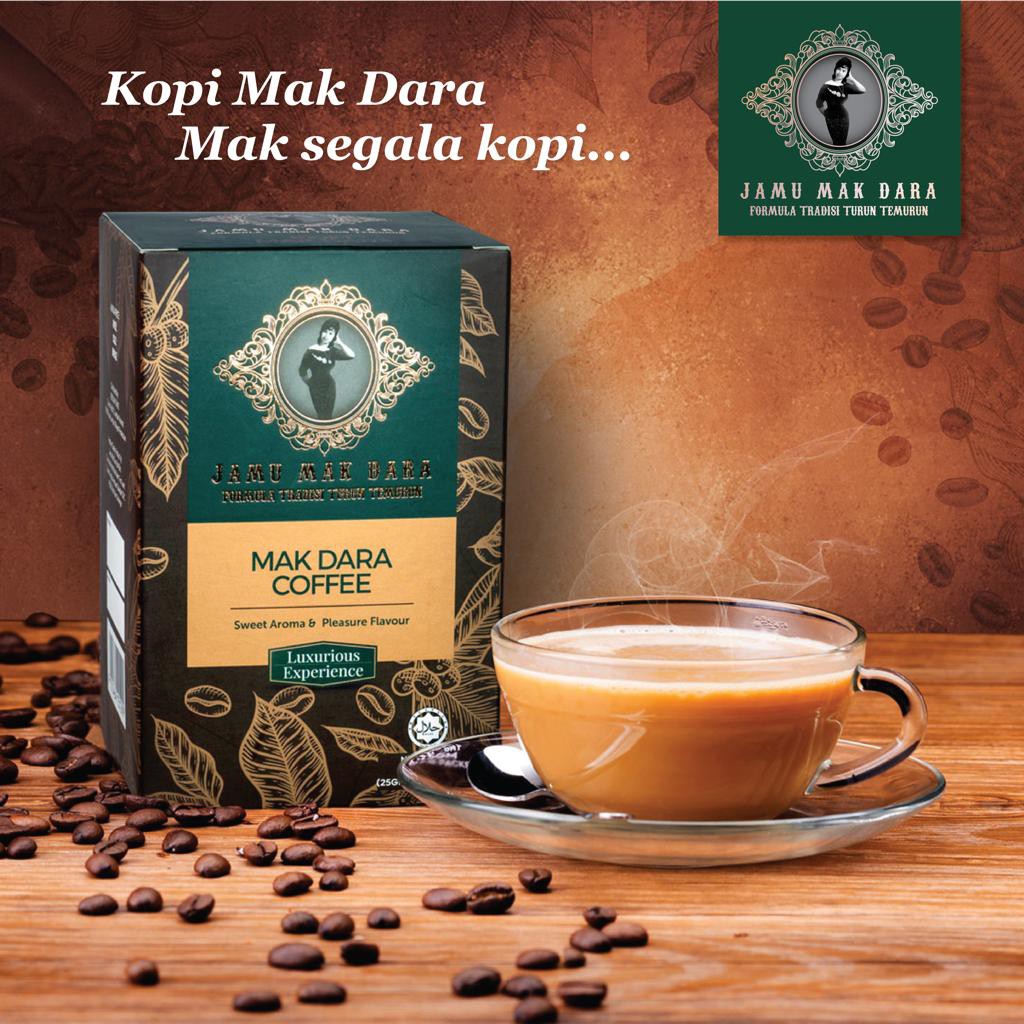 Jamu Mak Dara Coffee (15 Sachet) | Sweet Aroma & Pleasure Flavour